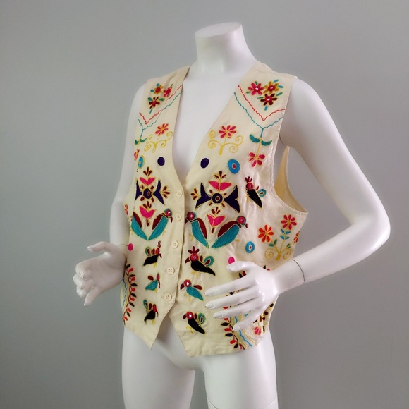 Bechamel | Jackets & Coats | Vtg Bechamel India Soutache Embroidered ...